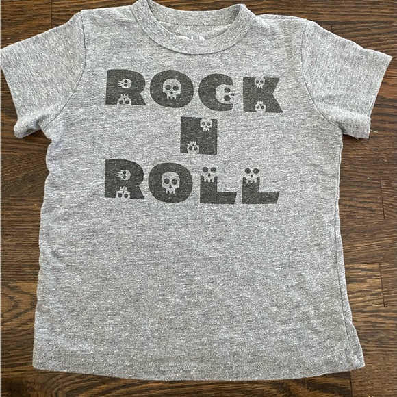 Chaser | Shirts & Tops | Chaser Rock N Roll Gray Boy Tee Sz 7 | Poshmark
